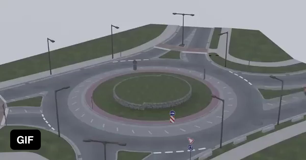 How to drive through a roundabout - 9GAG