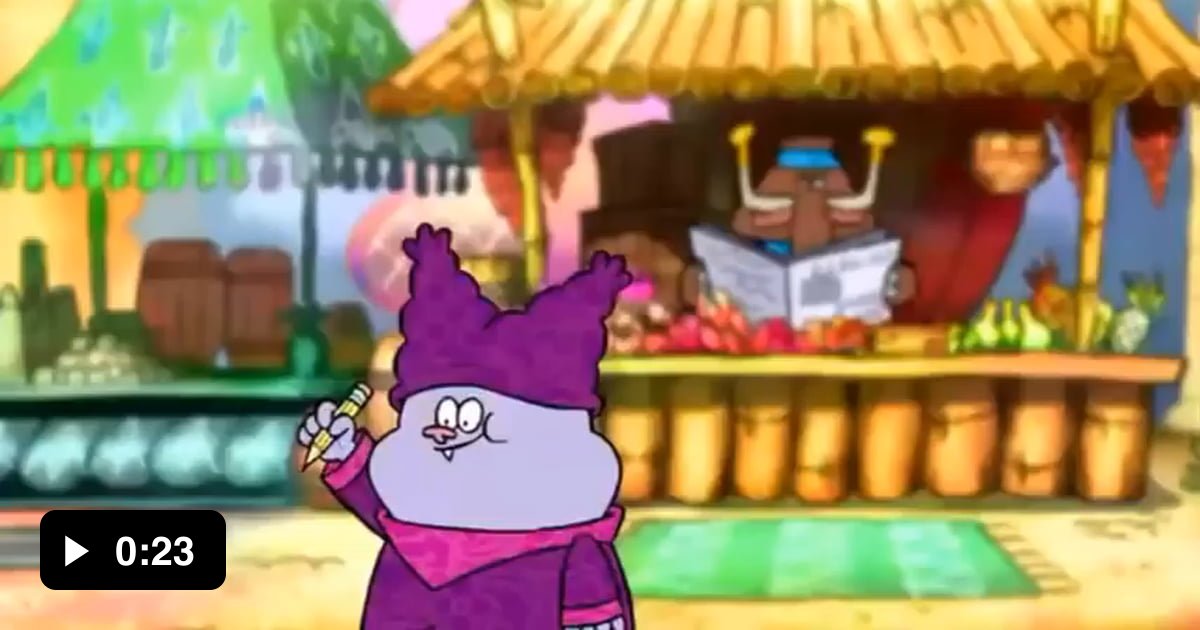 Chowder breaking the 4th wall. - 9GAG