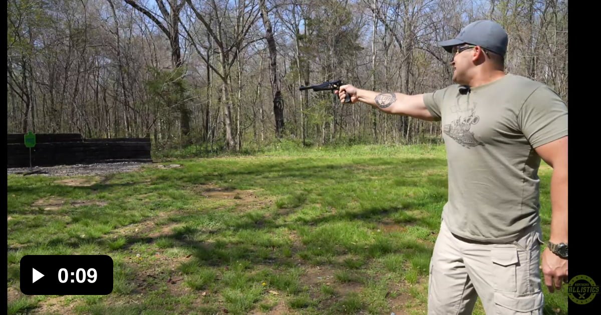 Shooting a 500 nitro express used for big game hunting from a pistol ...