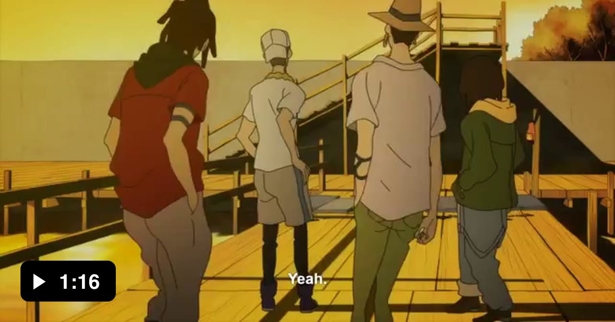 Freestyle rap in an anime( Devilman Crybaby - 1:16) - 9GAG