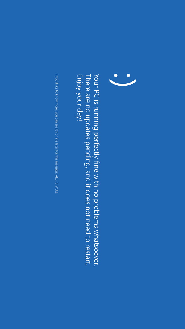 Blue Screen of Happiness - 9GAG