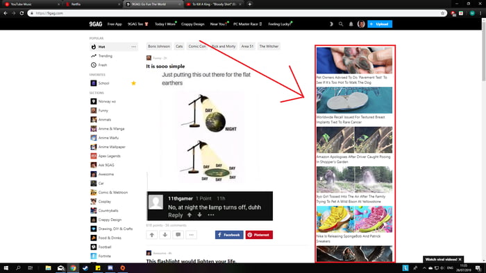 I've been using 9GAG for a very long time and I still haven't figured out how to scroll down on ...