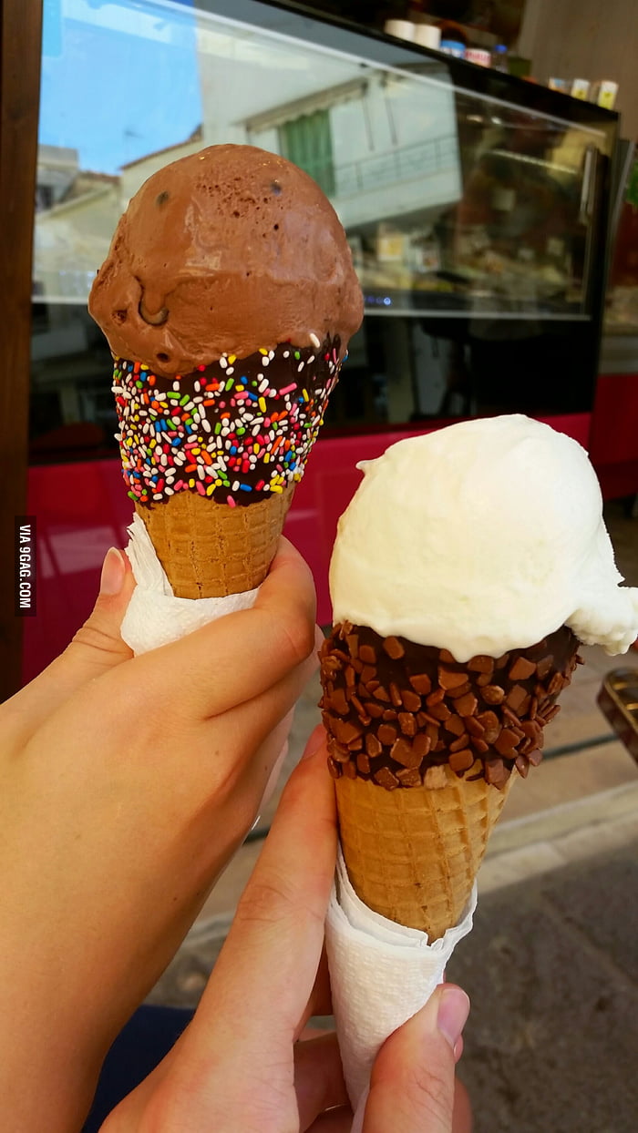 Delicious ice cream made of goat milk - 9GAG
