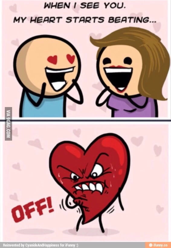 Heart beating...OFF - 9GAG