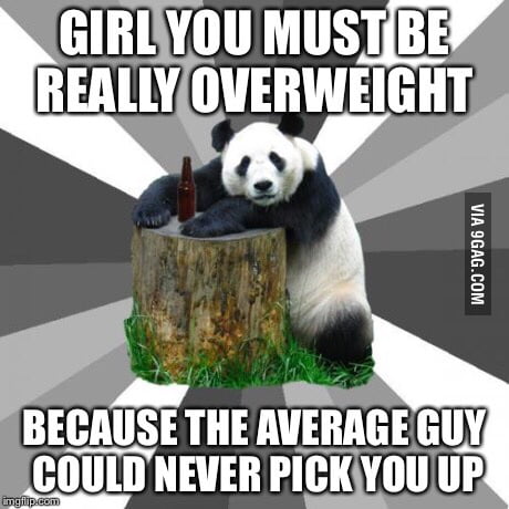 The perfect way to mention her weight and get the date - 9GAG