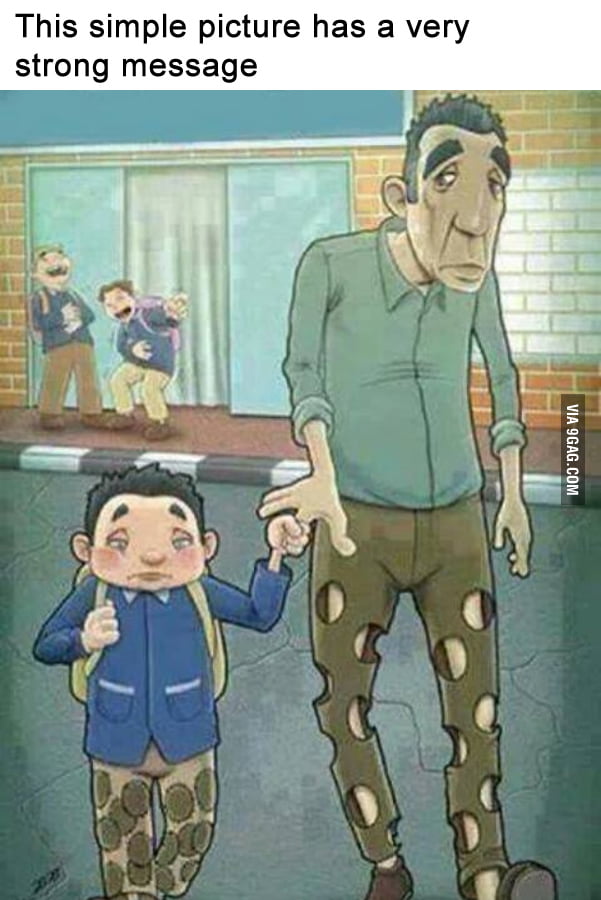 This simple picture has a very strong message... - 9GAG
