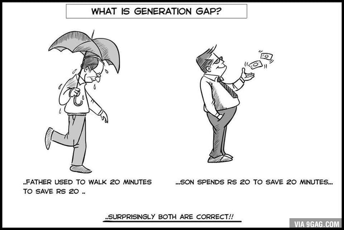 Generation gap... - 9GAG