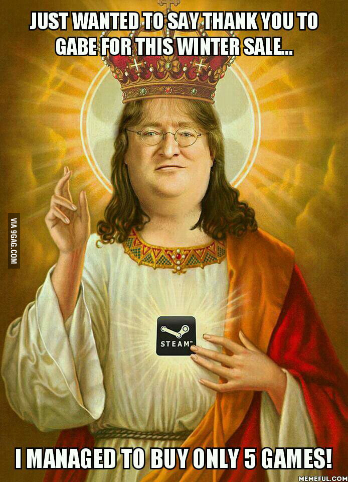 ALL HAIL LORD GABEN - 9GAG