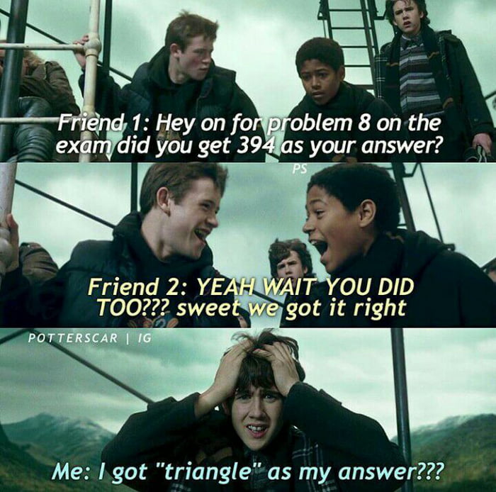 Me after maths exam - 9GAG