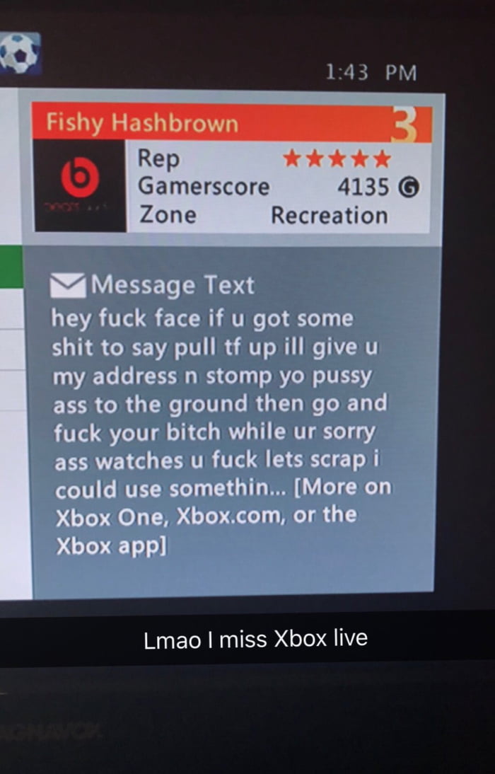 Gotta love Xbox live - 9GAG