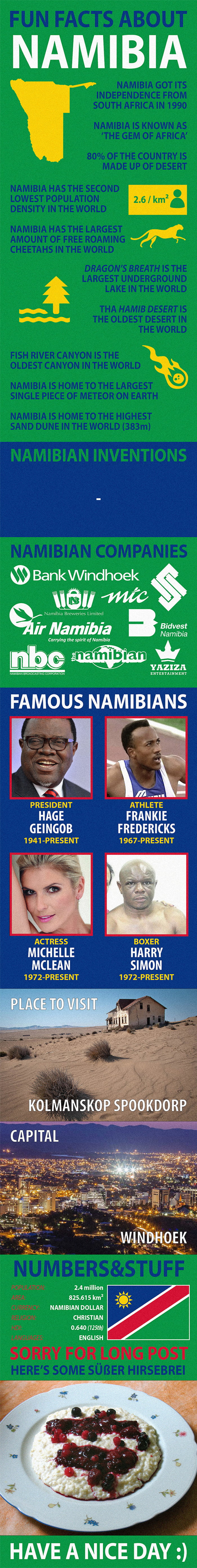 Fun Facts about Namibia - 9GAG