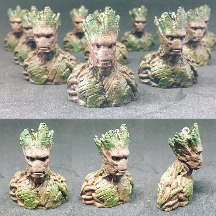 Groot army 3D print. - 9GAG
