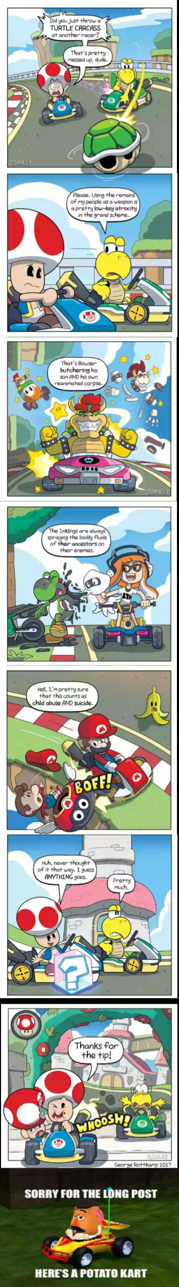 Never thought that mario kart is violent - 9GAG