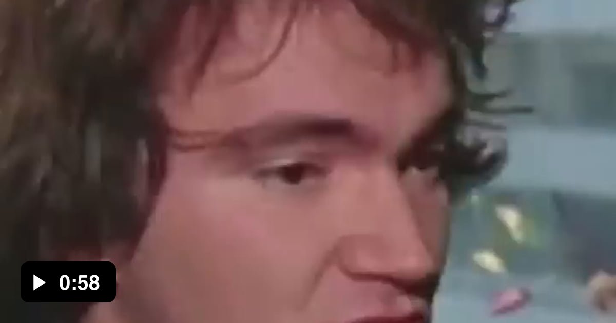 Quentin Tarantino: Stop Asking Permission - 9GAG