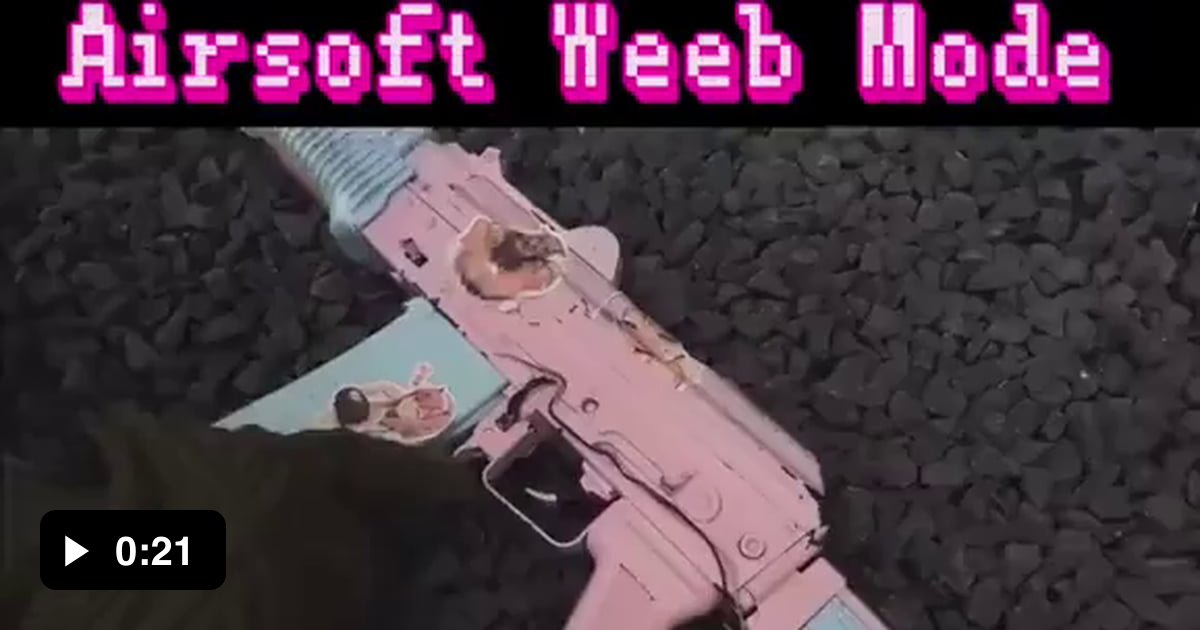 Weeb brings a gun that moans in game - 9GAG