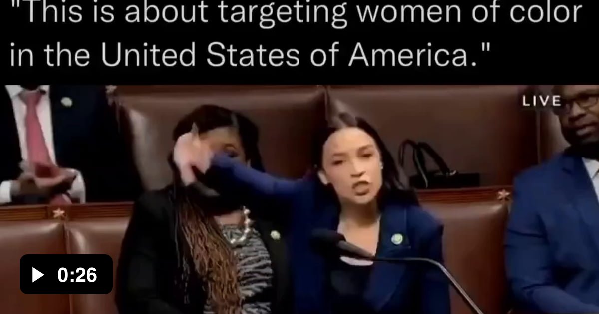 AOC rapping on the podium - 9GAG