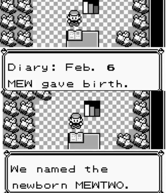 Reminder that in the games, Mewtwo is Mew’s offspring (Happy Birthday ...