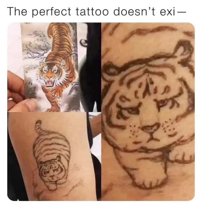 Tiger tattoo - 9GAG