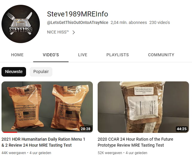 After a 1 year recovery of that chinese ration, Steve is finally back ...