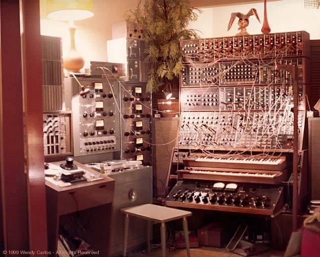 This is a photo from 1971 of the Moog modular system used by Wendy ...