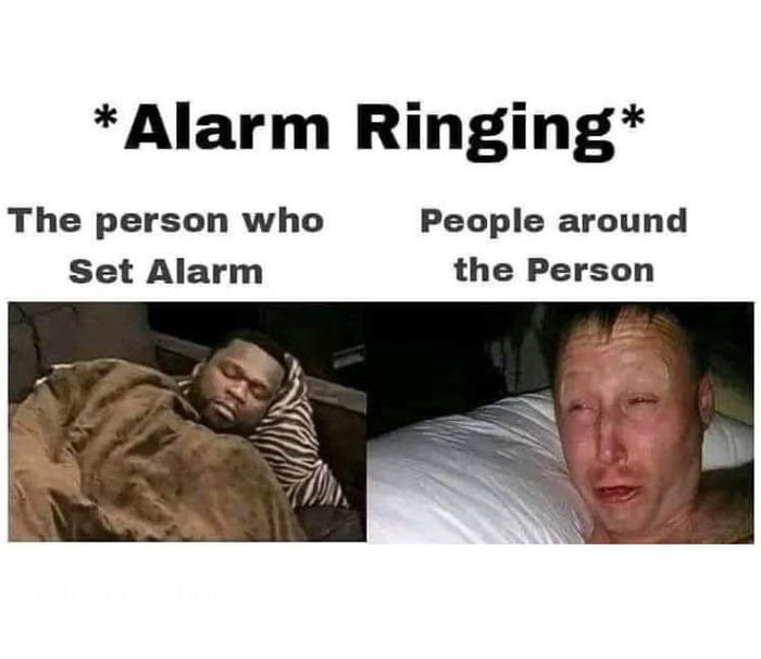 He didn't set the alarm for nothing - 9GAG