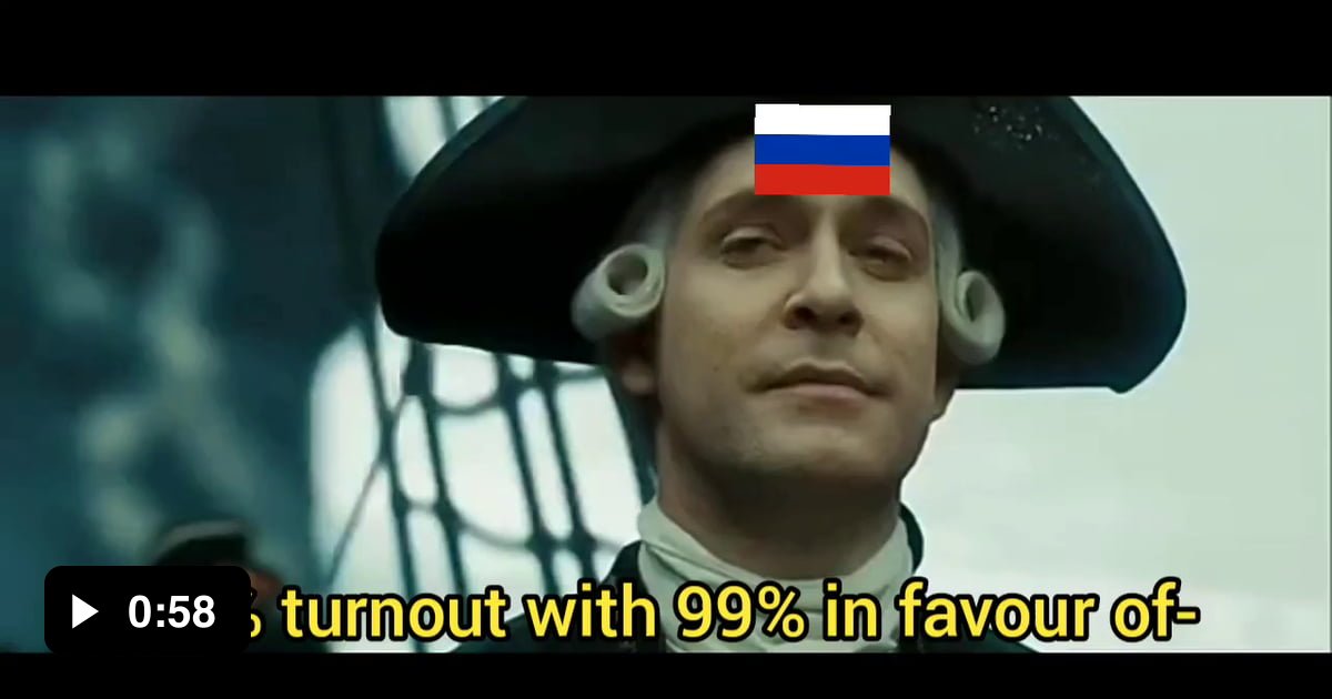 B-but the turnout was 97% - 9GAG