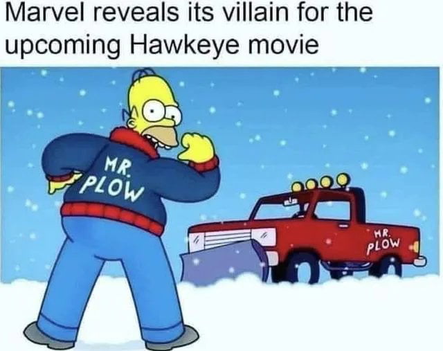 Mr Plow that's my name. That name again is Mr Plow. - 9GAG