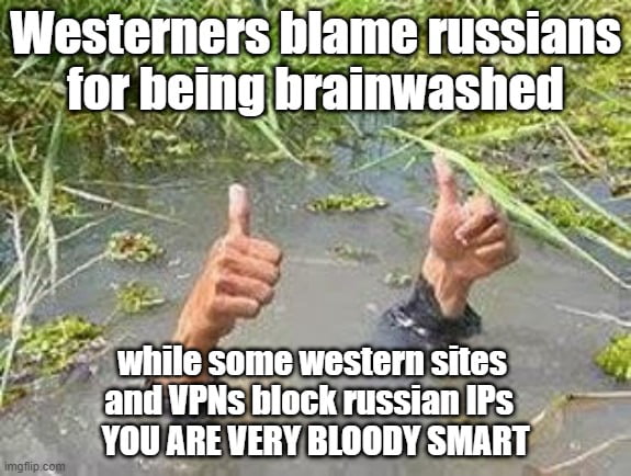 Not a problem for bots, a problem for ordinary Russians. When the only ...