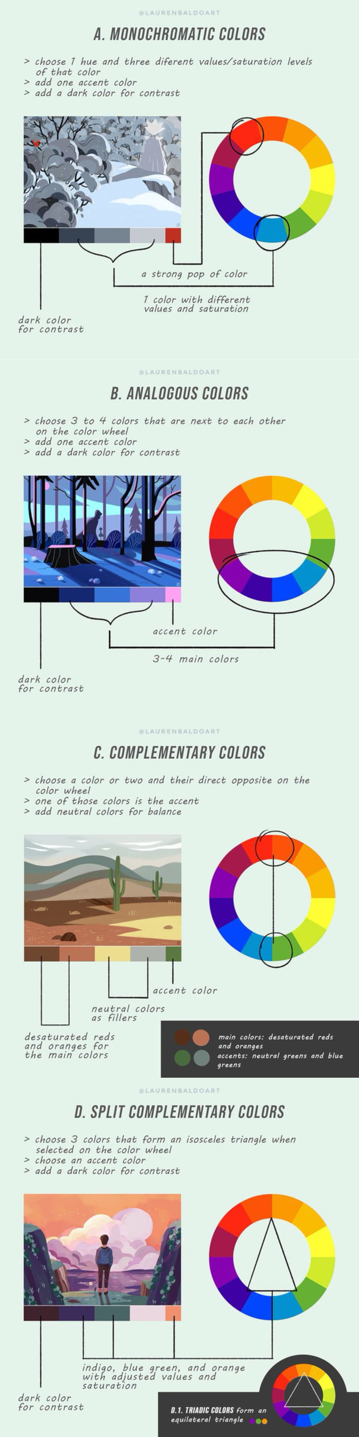 A cool guide about color theory - 9GAG