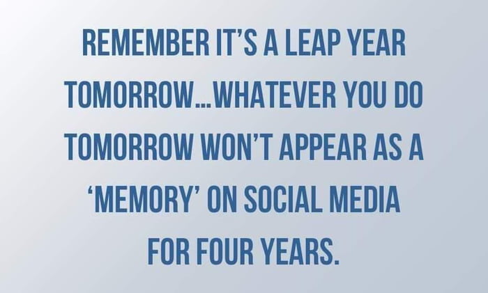 Leap Year - 9GAG