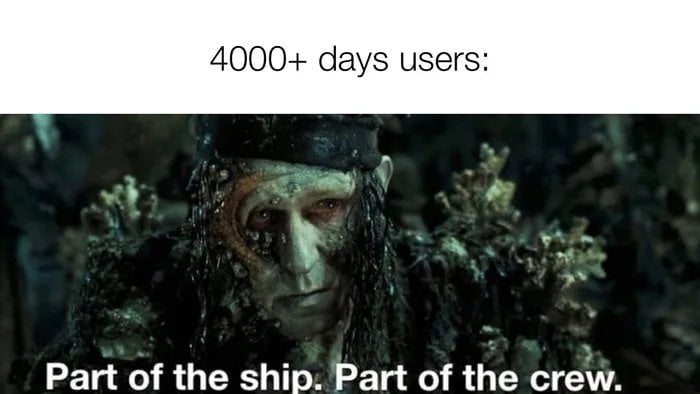 Worthy of a first post. 4000 days. - 9GAG