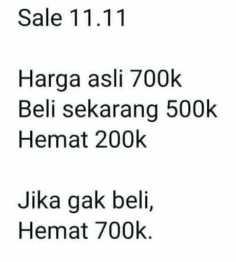 Kemarin belanja apa aja pack? - 9GAG
