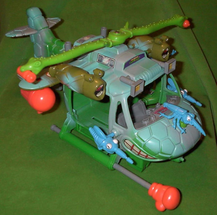 Anyone else had this bad boy as a child? TMNT copter - 9GAG