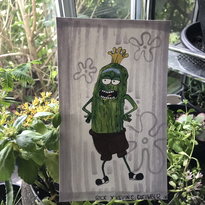 Kevin c. Cucumber x rick Sanchez - 9GAG