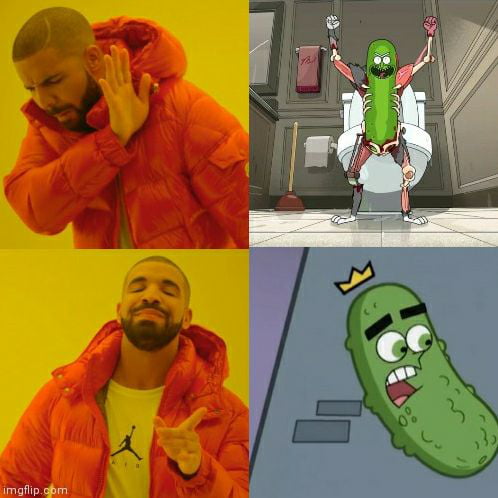 Pickle Cosmo > Pickle Rick , change my mind - 9GAG