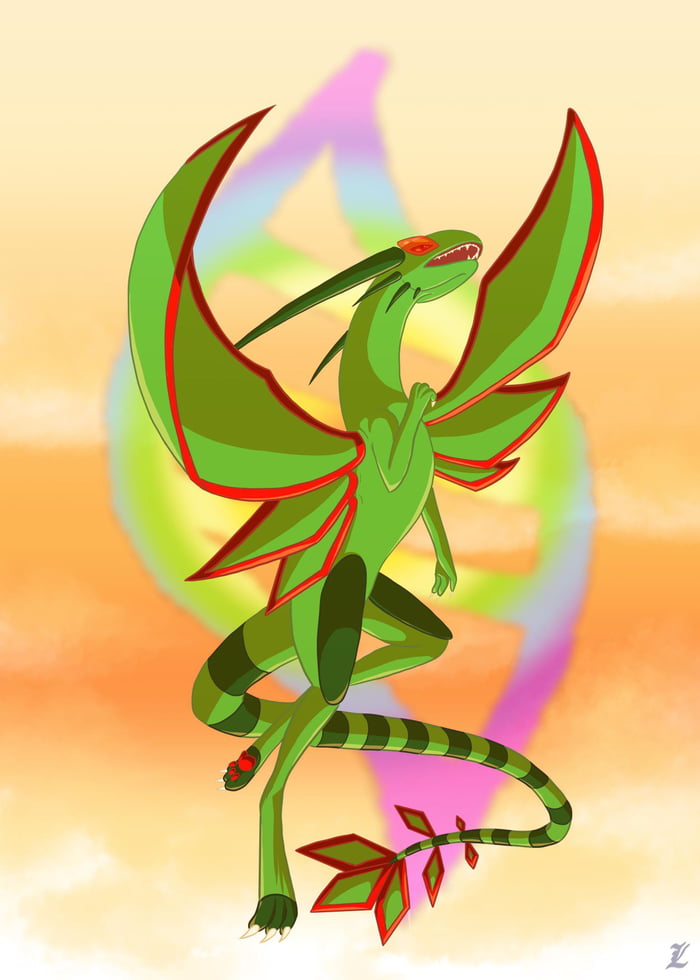 I finished this mega flygon design today! Hope you like it :) - 9GAG