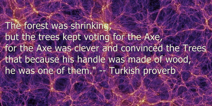 Old Turkish Proverb that seems very relevant today.... - 9GAG