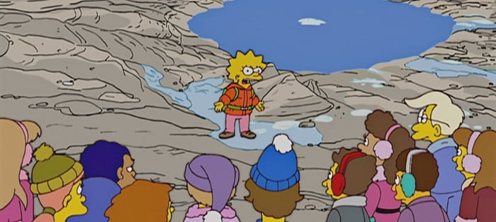 Simpsons predicted the little girl being sad about climate change - 9GAG