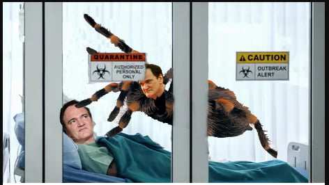 Quentin Tarantino in a Quentin Tarantulino Quarantino - 9GAG