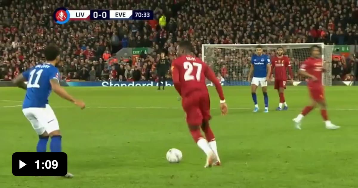 FA CUP Liverpool (B Team) 1 - 0 Everton 71' Curtis Jones - 9GAG
