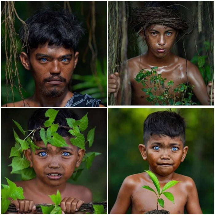 The blue-eyed Buton tribe of Southeast Sulawesi, Indonesia. - 9GAG