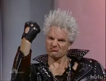 Sting as Billy Idol. Saturday Night Live. 1991. - 9GAG