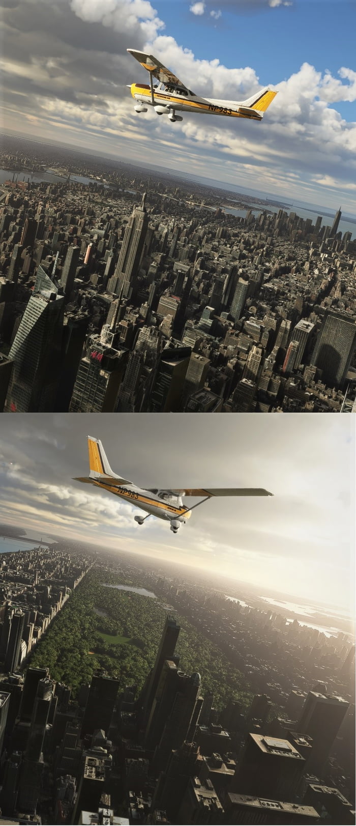 New York in Flight Simulator 2020 - 9GAG