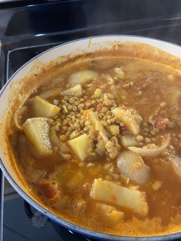 Potato and lentil stew - 9GAG