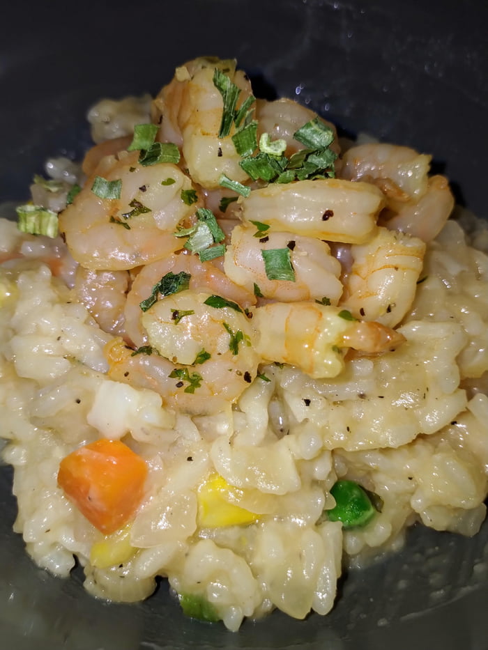 Shrimp and Veggie Risotto - 9GAG