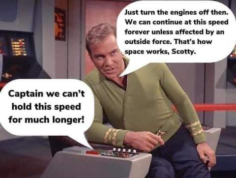 What about warp speed? - 9GAG