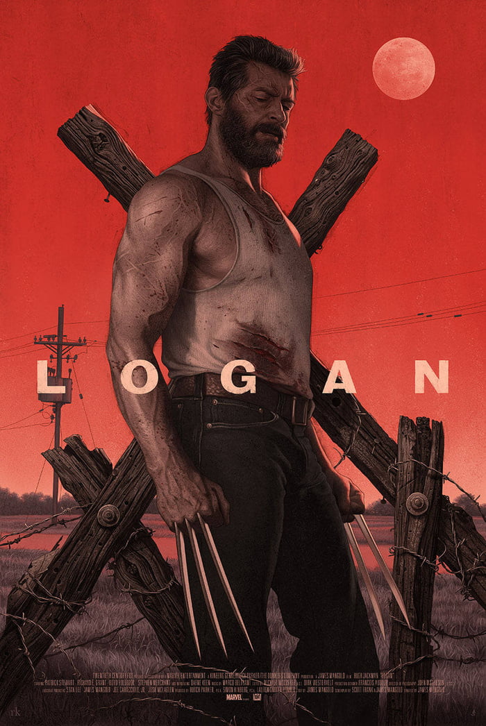 'Logan' poster by artists Rory Kurtz & Akiko Stehrenberger. - 9GAG