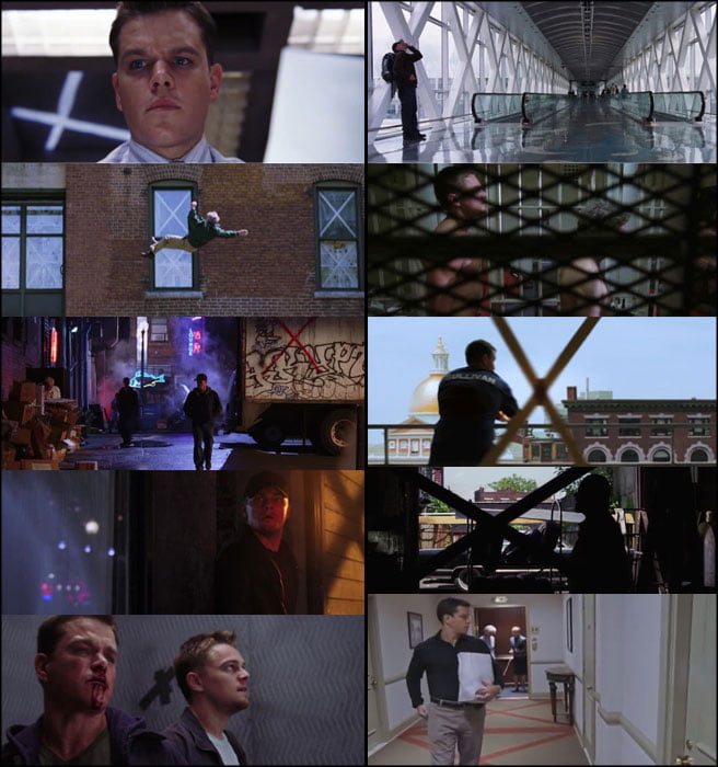 In The Departed (2006), there are scenes with an 'X' foreshadowing the ...