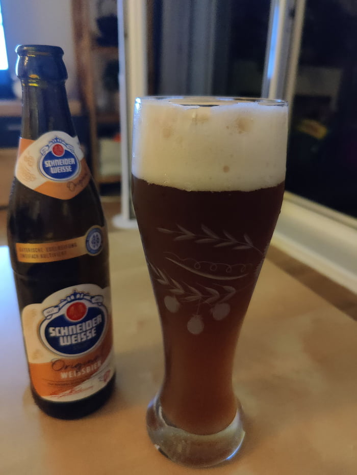 Original german Hefeweizen Schneider Weisse original - 9GAG
