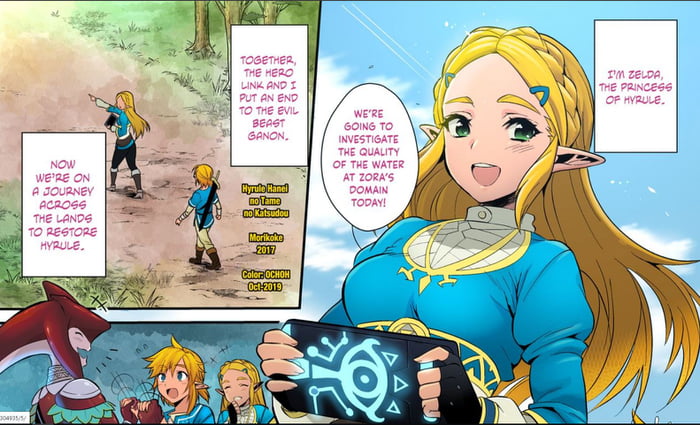 Wow, I didn't know that Zelda: BotW had an after story manga. I wish they included this in the ...